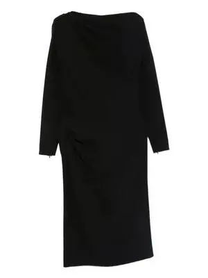 Max Mara Draped Midi Dress