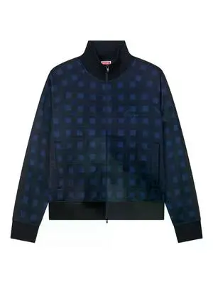 Kenzo Weave Jacquard Zip Track Jacket