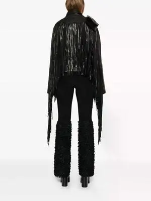 Rick Owens Fringed Leather Jacket