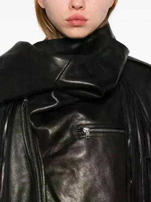 Rick Owens Fringed Leather Jacket