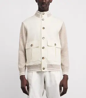 Paul & Shark Linen-cotton Hybrid Jacket