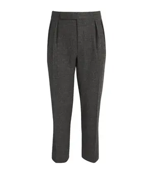 Ralph Lauren Purple Label Wool Check Trousers