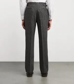 Ralph Lauren Purple Label Wool Check Trousers
