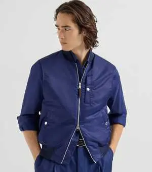 Brunello Cucinelli Water-resistant Satin Techno Gilet