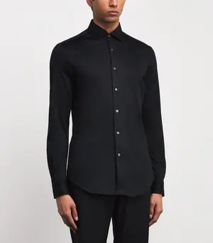 Pal Zileri Cotton Effortless Shirt - Black