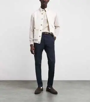 Paul & Shark Cotton-blend Chinos - Navy