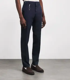 Paul & Shark Cotton-blend Chinos - Navy