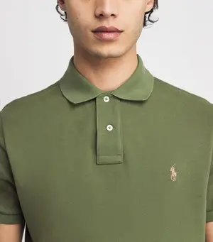 Polo Ralph Lauren Cotton Mesh Custom-fit Polo Shirt - Green