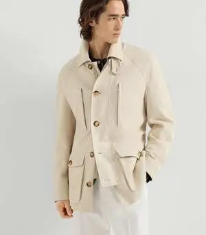 Brunello Cucinelli Safari Leather Jacket
