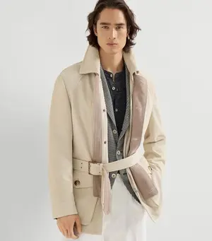 Brunello Cucinelli Safari Leather Jacket