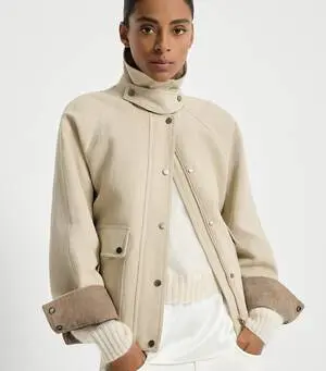 Brunello Cucinelli Cotton-linen Jacket - Beige