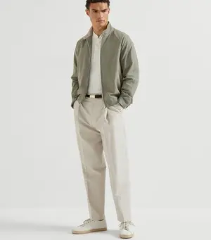 Brunello Cucinelli Cotton-blend Water-resistant Jacket - Brown