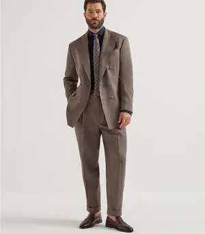 Brunello Cucinelli Linen-cotton Jersey Shirt - Blue