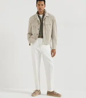 Brunello Cucinelli Cotton Quarter-zip Sweater - Brown