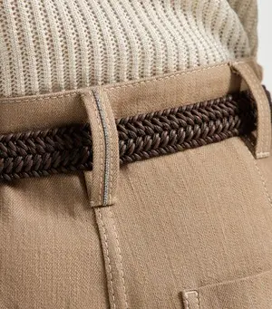 Brunello Cucinelli Pleated Wide-leg Jeans