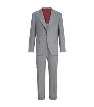 Brunello Cucinelli Wool-silk-linen 2-piece Suit