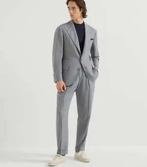 Brunello Cucinelli Wool-silk-linen 2-piece Suit