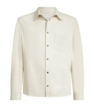 Brunello Cucinelli Leather Shirt