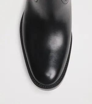 Brioni Leather Knee-high Boots