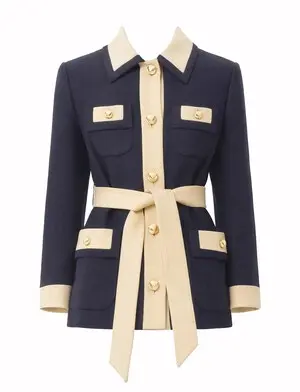 Valentino Garavani Caban Jacket - Blue