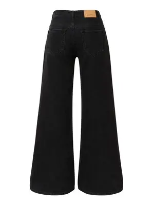 Isabel Marant Lemony Wide Leg Pants - Black