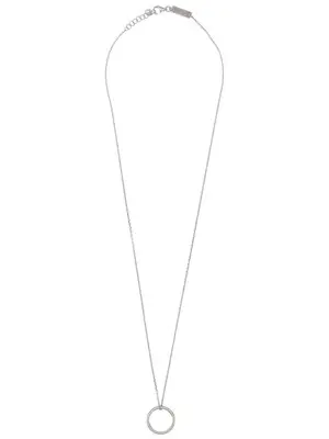 MAISON MARGIELA Necklace With Ring Pendant - Silver