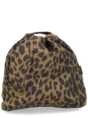 Aspesi Leopard Print Bag