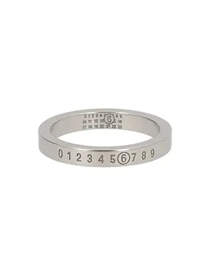 MAISON MARGIELA Logo Ring - Silver