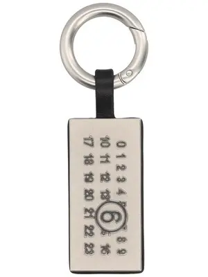 MAISON MARGIELA Keychain With Logo - Black
