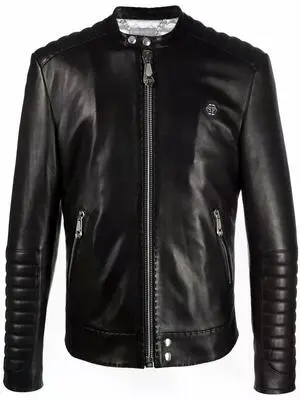 Philipp Plein Leather Jackets For Men