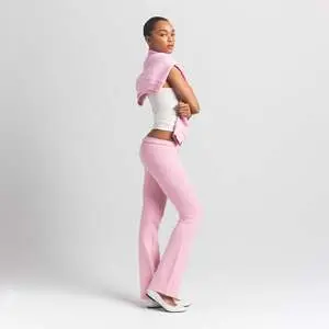 SKIMS Slim Cotton Fleece Pants - Halite