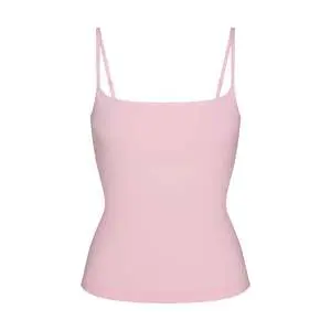 SKIMS Cotton Jersey Scoop Neck Cami - Cherry Blossom