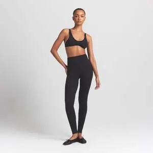 SKIMS Wool Rib Bralette - Obsidian