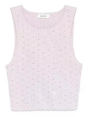 Sandro Scalloped Camis Tanks For Women