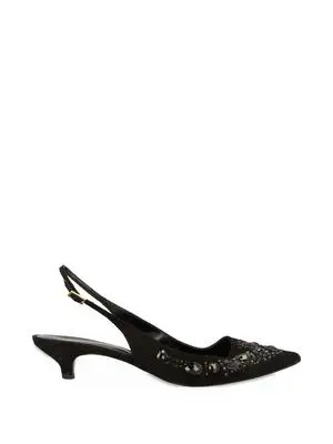 MAURO VOLPONI Pointed Slingback Pumps