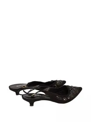 MAURO VOLPONI Pointed Slingback Pumps
