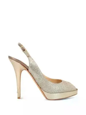 JIMMY CHOO Open-toe Stiletto Heels