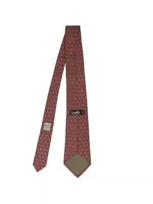 Hermès Geometric-pattern Tie