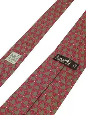 Hermès Geometric-pattern Tie
