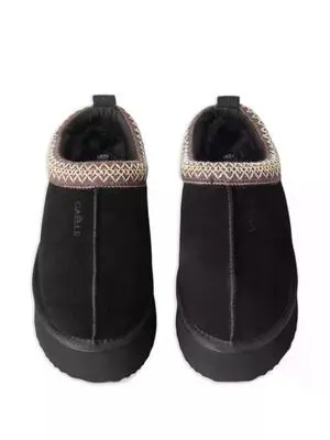 GAELLE Eskimo Sabot Platform Boots