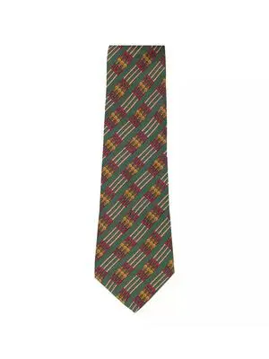 Hermès Printed Tie - Green
