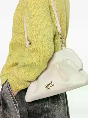 SECRET PON-PON Margaret Suede Shoulder Bag