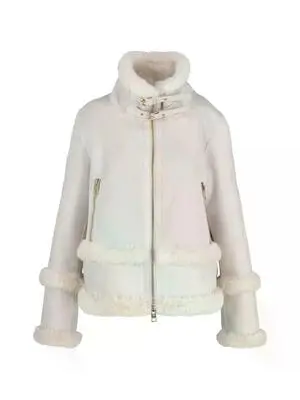 VIOLANTI Sheepskin Buckle Jacket