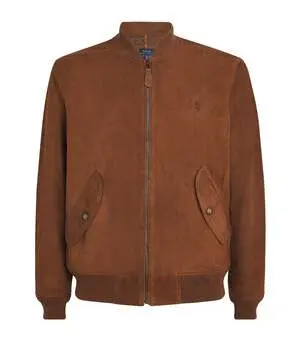 Polo Ralph Lauren Suede Bomber Jacket