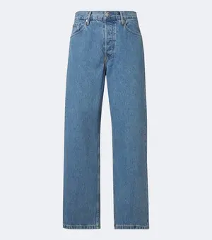 Dries Van Noten Wide-leg Cotton Jeans - Blue