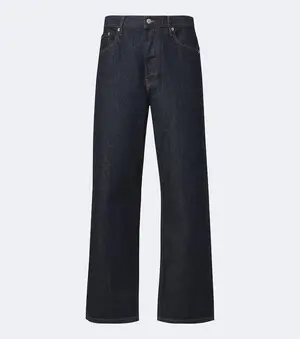 Dries Van Noten Wide-leg Cotton Jeans - Blue