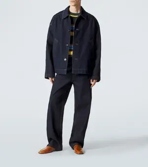 Dries Van Noten Wide-leg Cotton Jeans - Blue