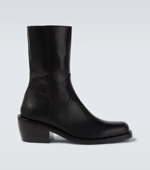 Dries Van Noten Round Toe Boots For Men
