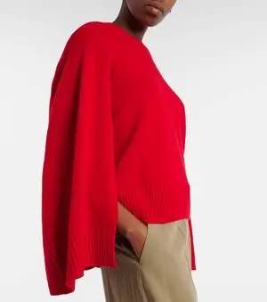 TOTEME Cashmere Poncho - Red
