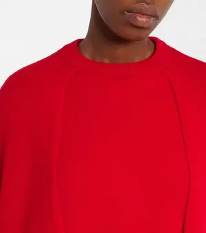 TOTEME Cashmere Poncho - Red